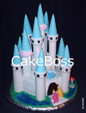 Princess Castle Cake tutorial – CakeBoss
